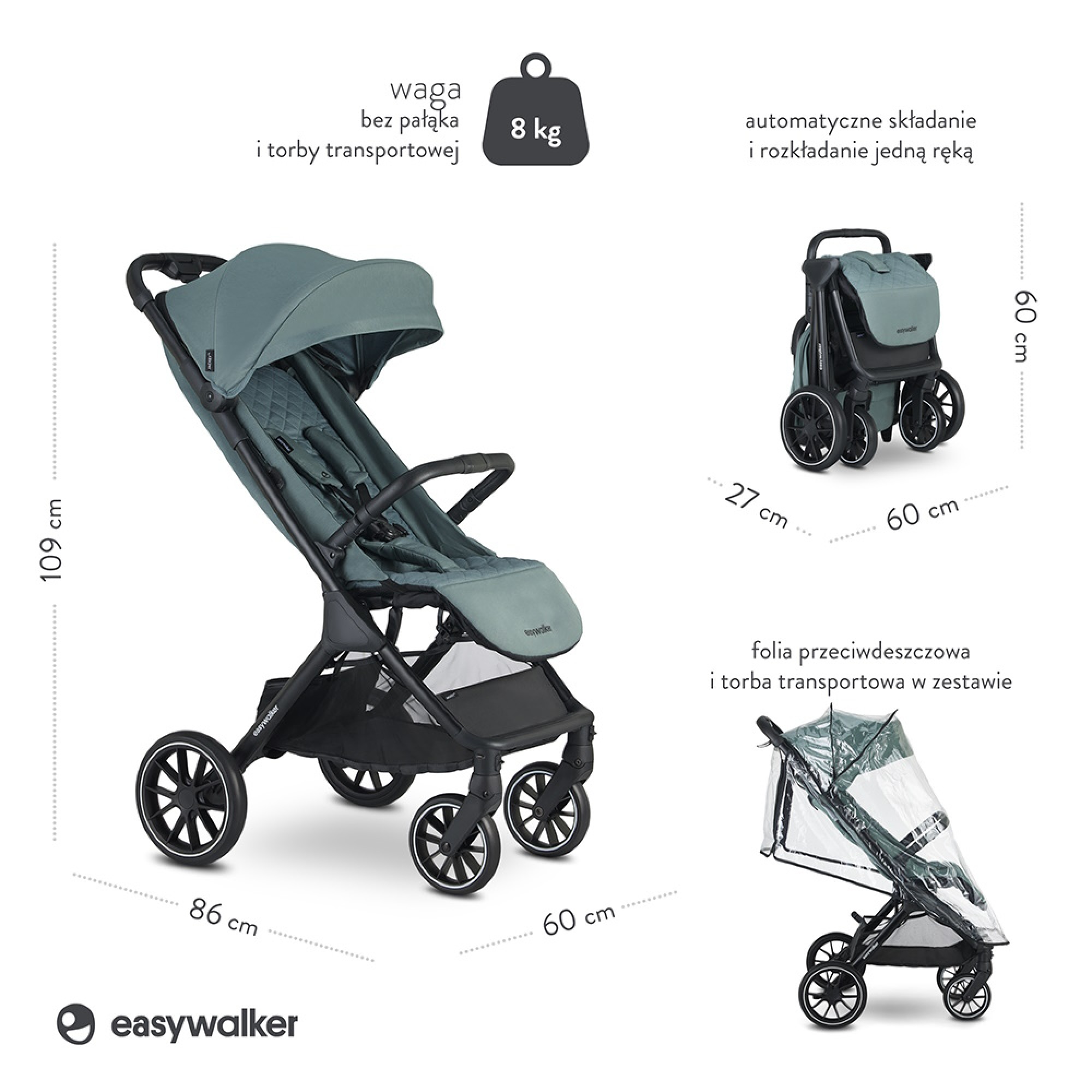 Easywalker Jackey XL wózek spacerowy kup w sklepie internetowym